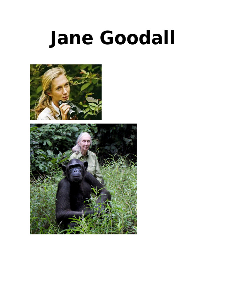 Jane Goodall | PDF