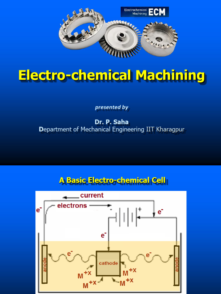 ECM New For Students-Unlocked | PDF | Electrochemistry | Machining
