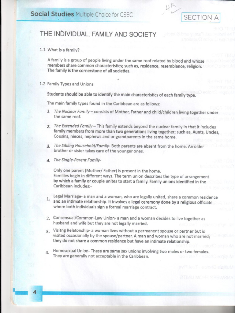 Individual and Society Social Studies | PDF