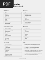 Pluxee Gift Fashion Merchant List | PDF