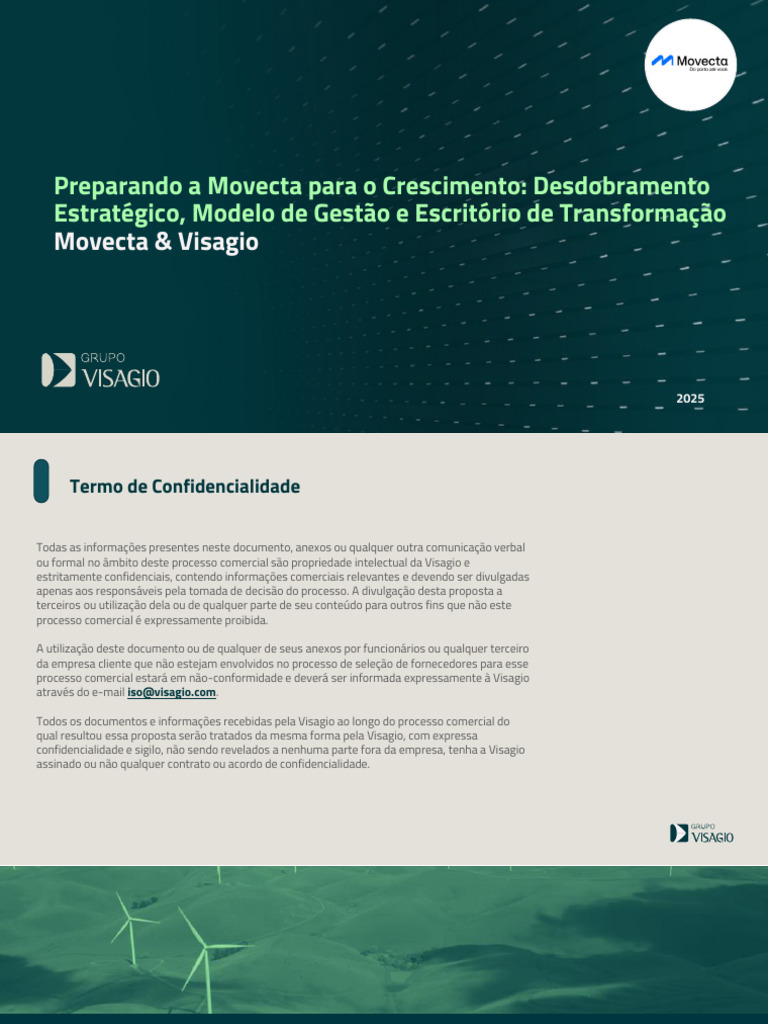 Proposta Visagio Vfinal | PDF | Planejamento estratégico | Governança