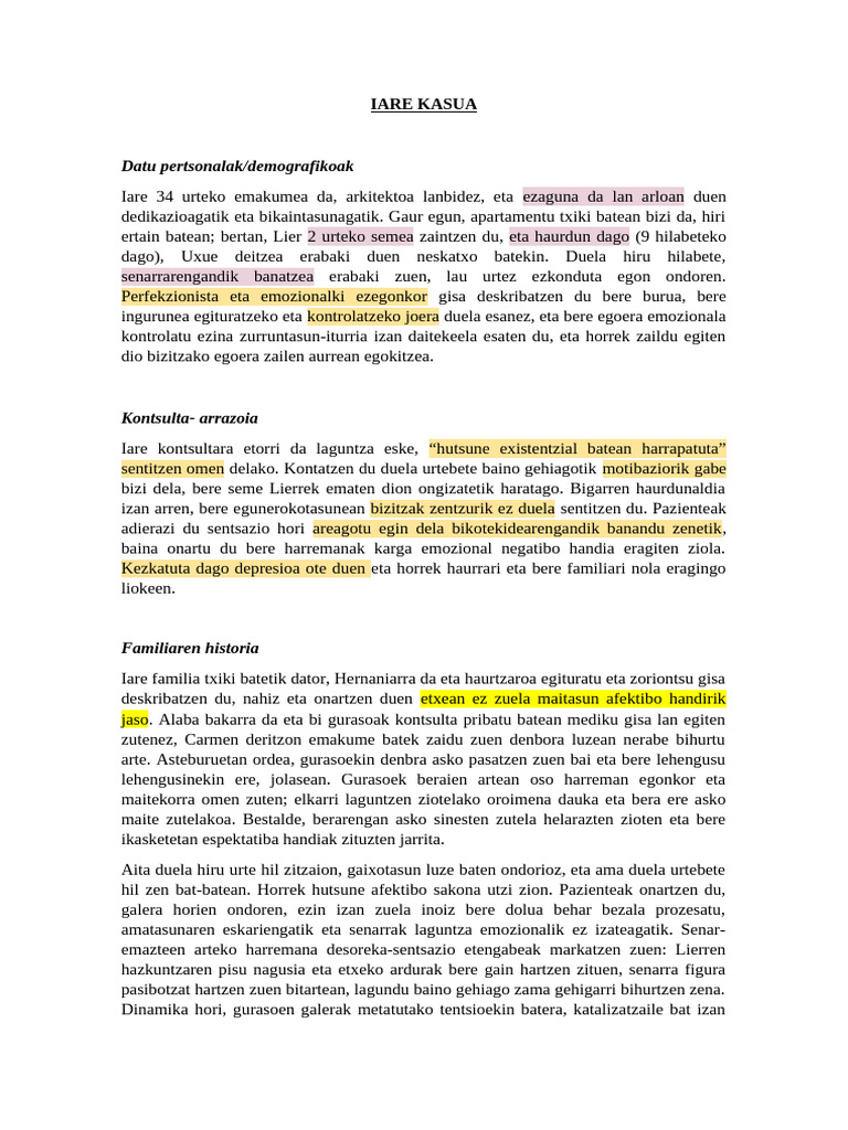 Kasu Praktikoa 1 - Iare | PDF