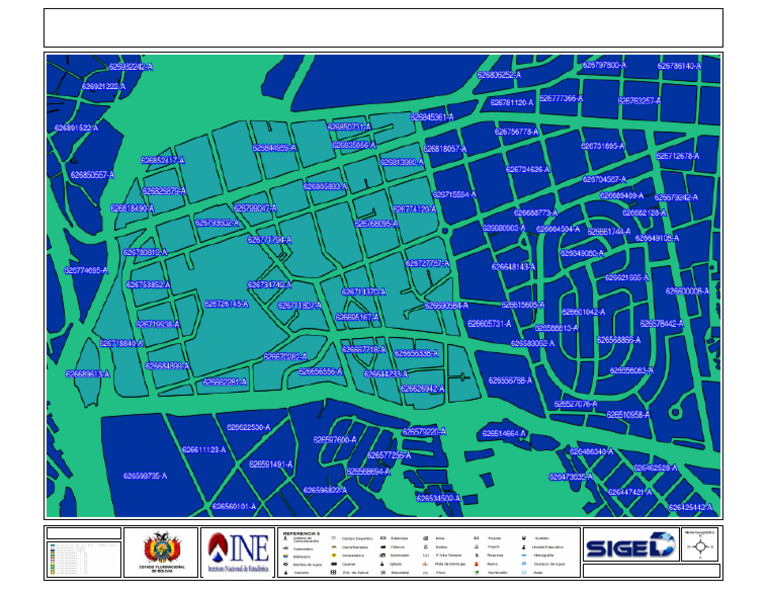 Mapa Referencial de Calacoto, La Paz | PDF