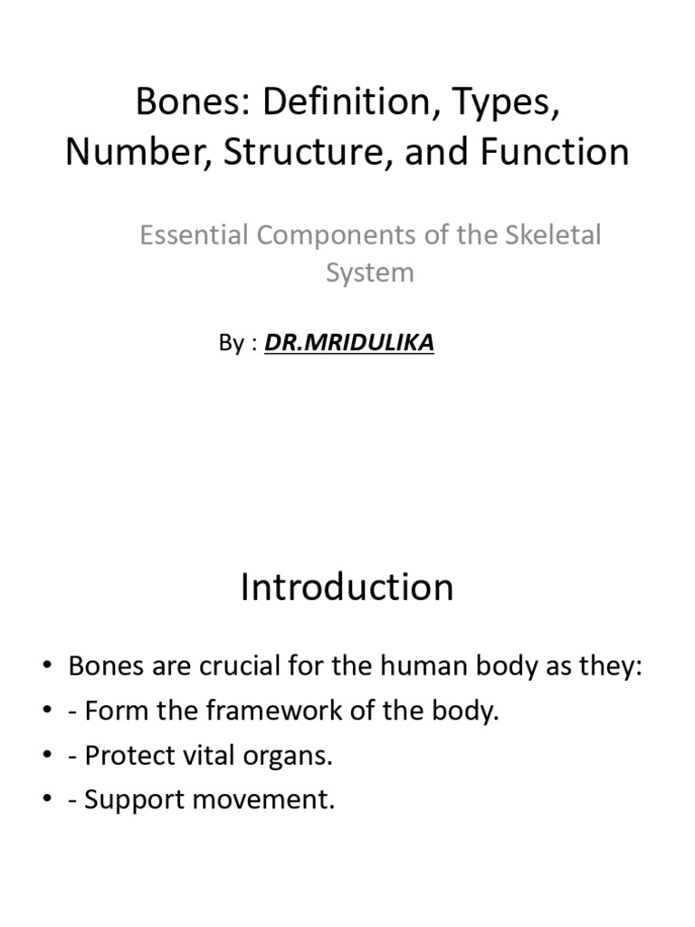 Bones Presentation-1 | PDF