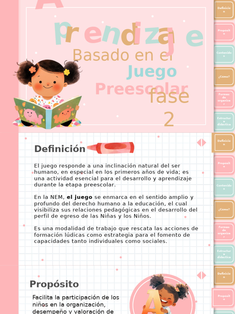 Aprendizaje Lúdico en Educación Preescolar | PDF | Educación de la ...