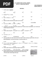 Mathematics Final Exam With Answers | PDF
