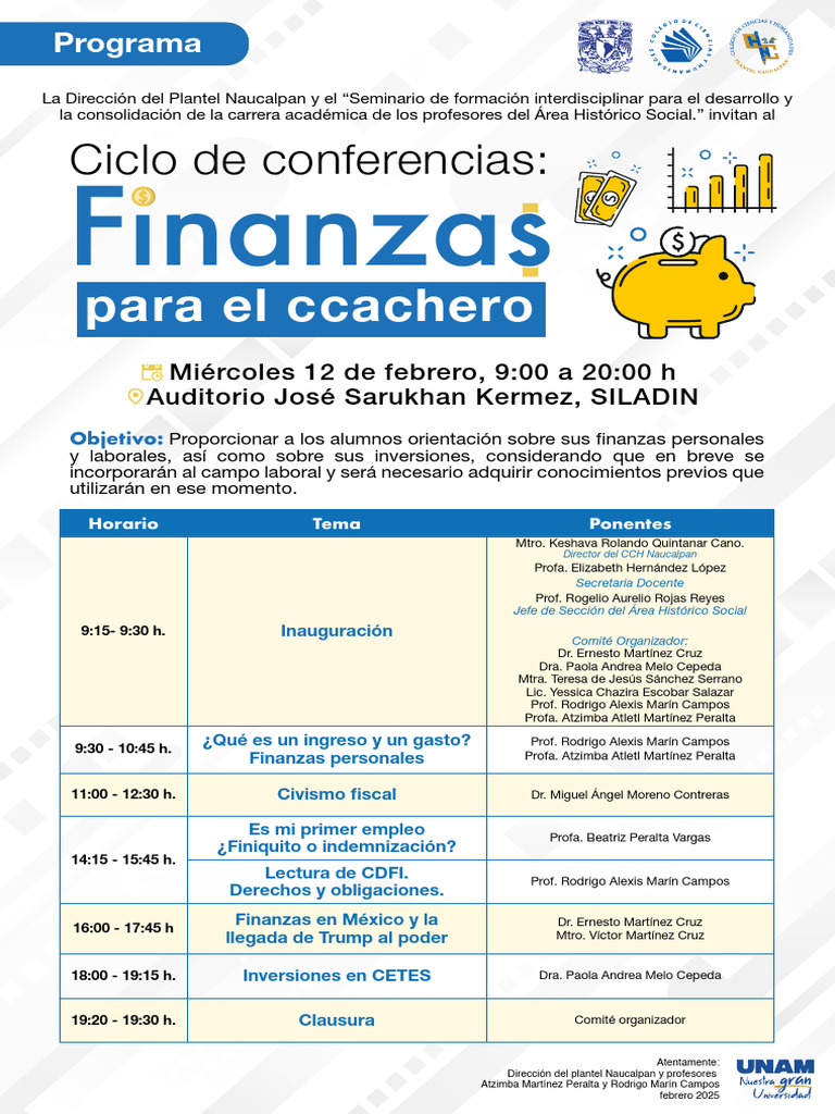 PROGRAMA Finanzas para el ccachero | PDF