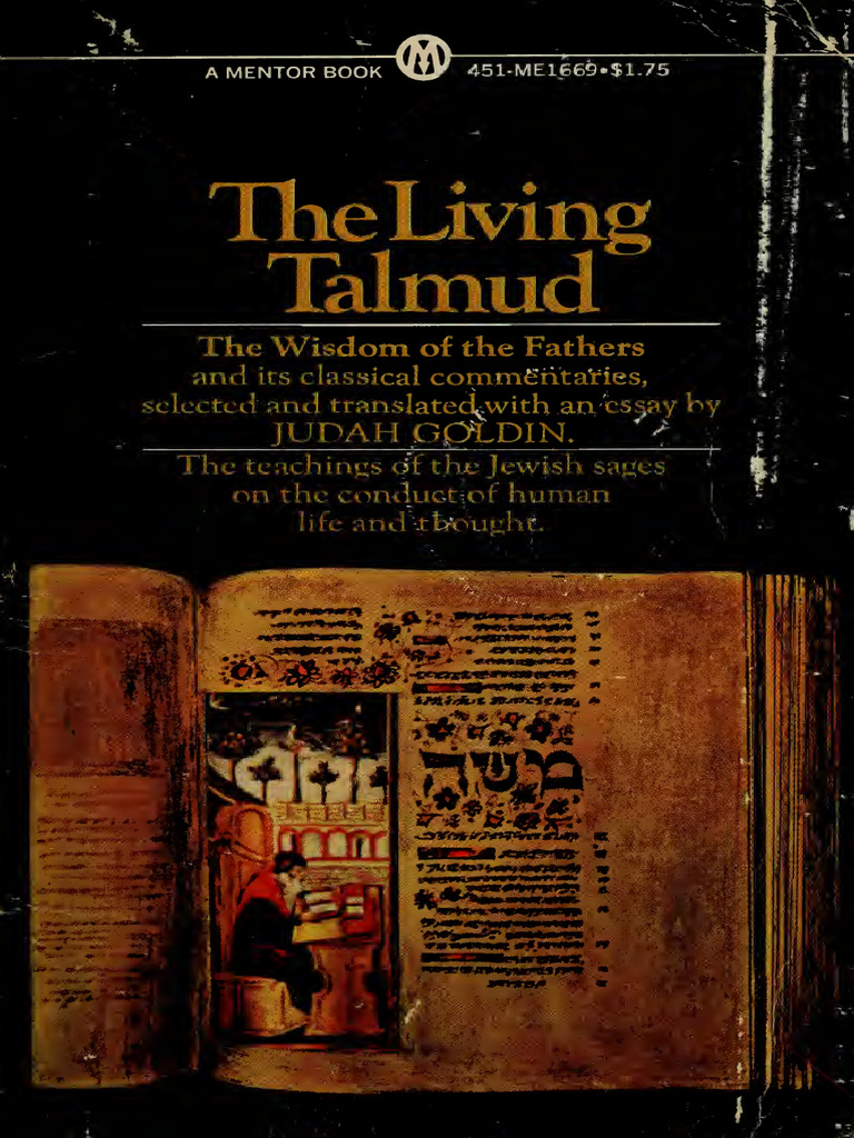 The Living Talmud - The Wisdom - Goldin, Judah | PDF | Jewish Law And ...