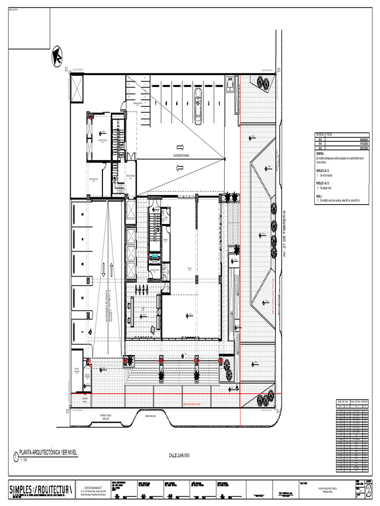 CE27 - Planos Arquitectónicos - R15 - 29012025-02A - ARQ N1 | PDF