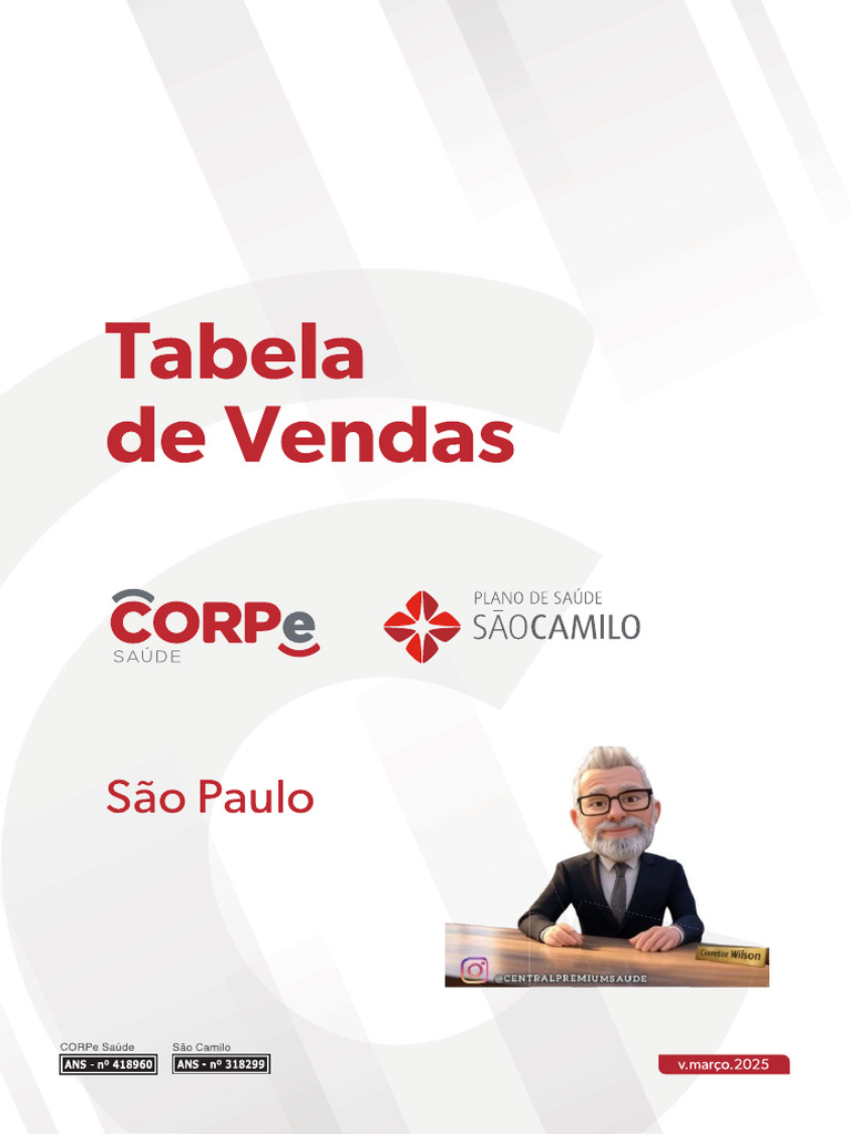 Tabela Nova Sao Camilo Premium | PDF