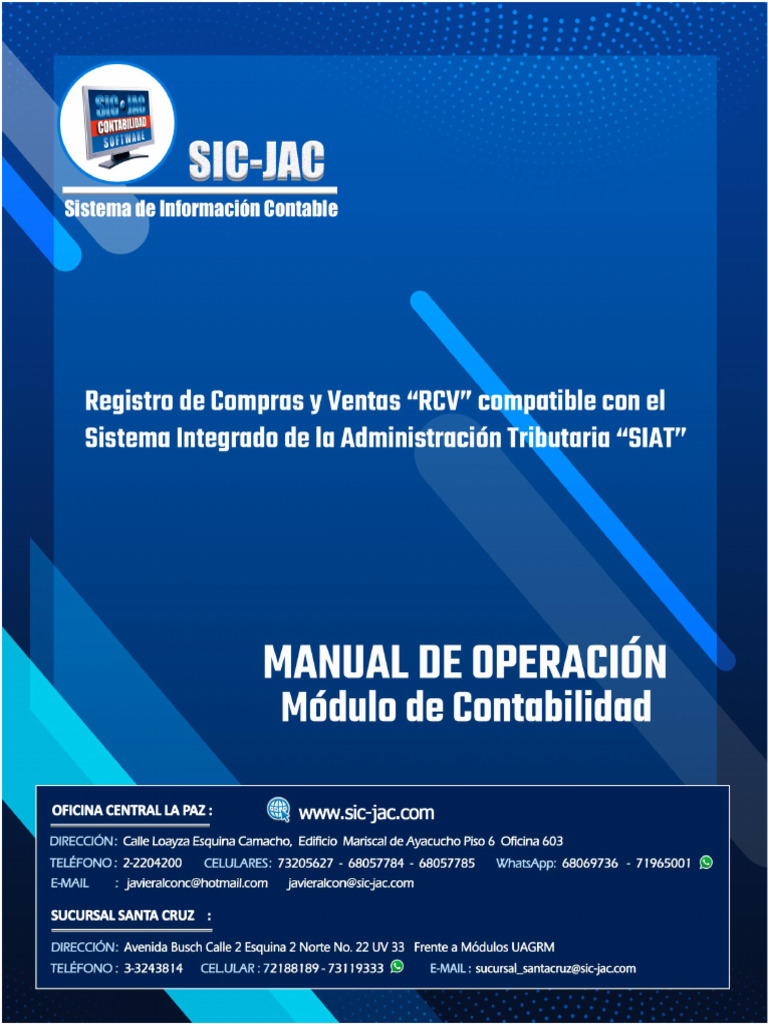 Manual Contabilidad Ver RCV Compatible Siat | PDF | Contabilidad ...