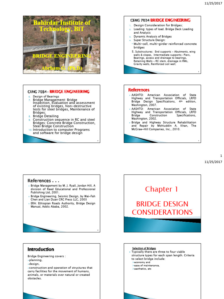 BiT_Bridge Engineering_2017B(Autosaved) | PDF | Buckling | Bending