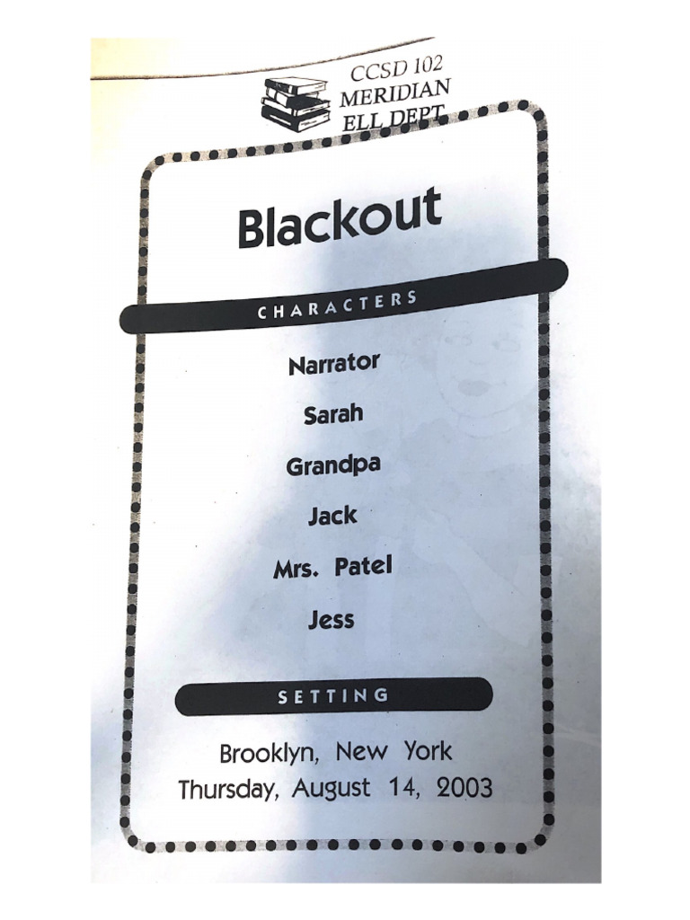 Blackout | PDF