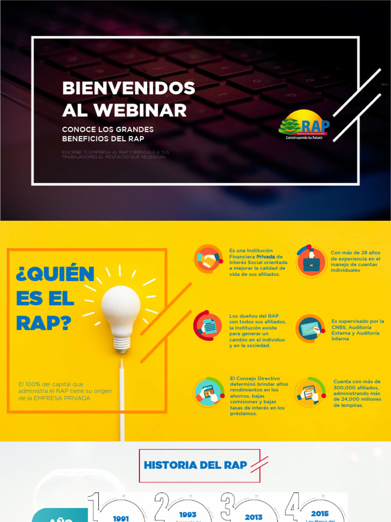 Presentación Sobre El RAP - Compressed | PDF | Pensión | Jubilación