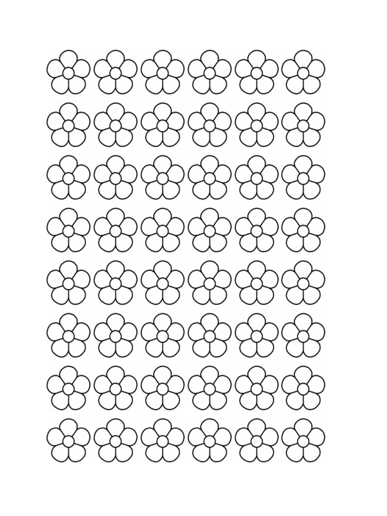 Flower Template | PDF