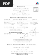CXC CSEC Additional Mathematics Formulas Sheet | PDF | Geometric Measurement | Classical Mechanics