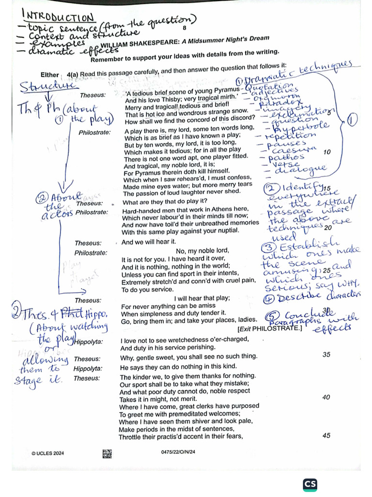 Analysis of Passages | PDF