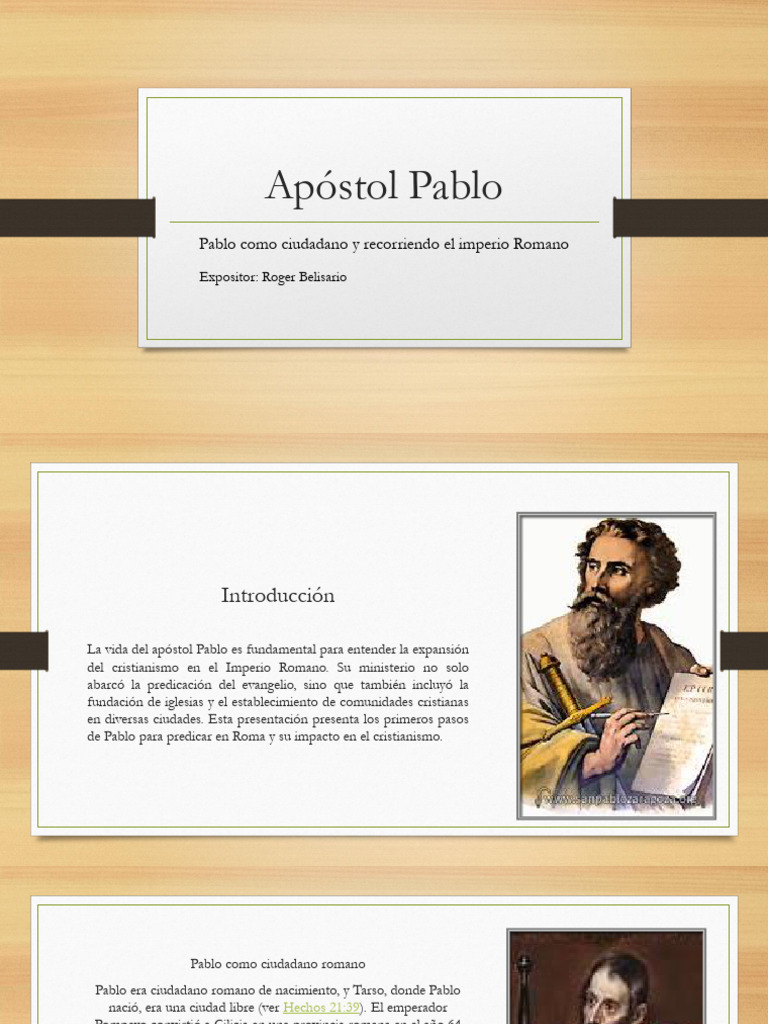Apóstol Pablo_ | PDF | Pablo el apóstol | Biblia