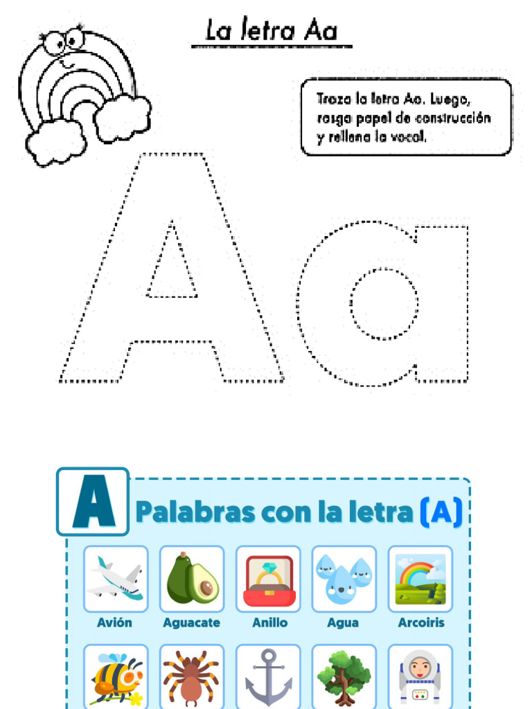 Actividades de La Vocal A | PDF