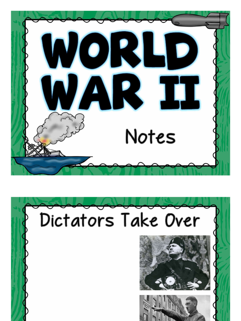 WWII Notes | PDF