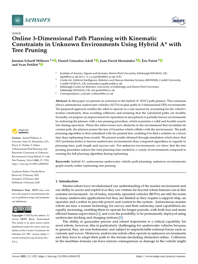 Autonomous Path Planning Systems | PDF | Applied Mathematics