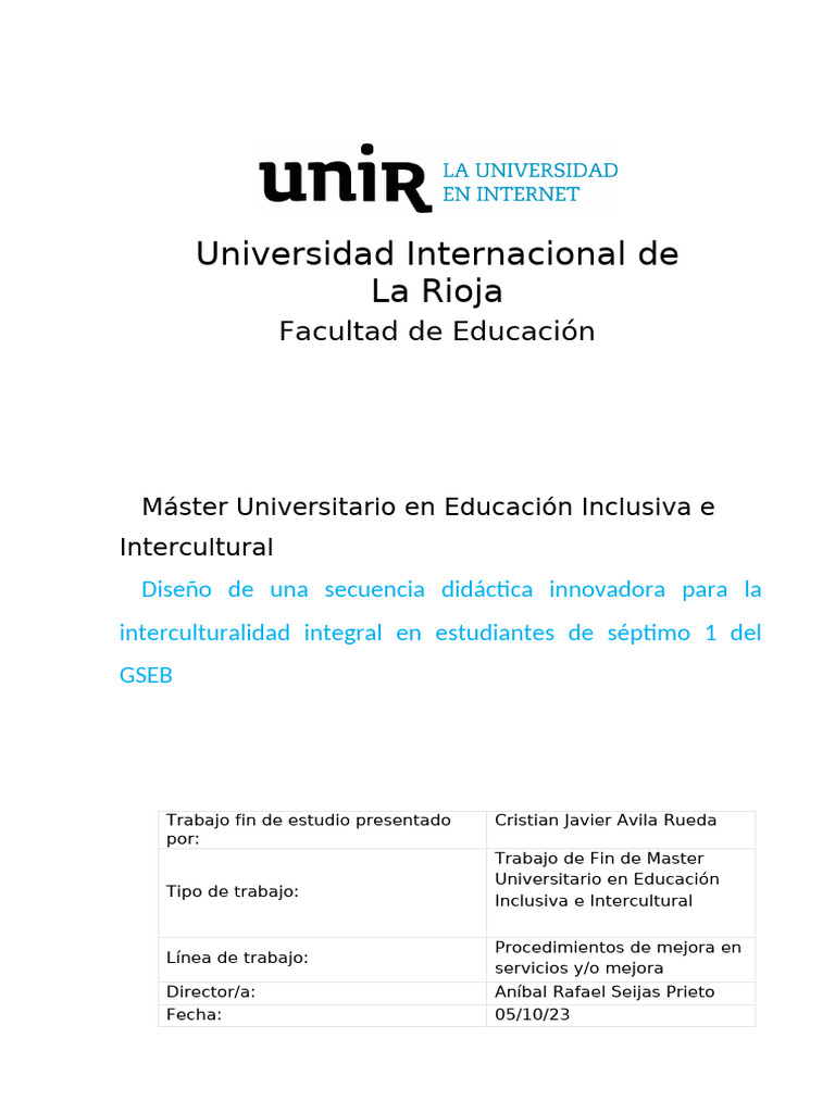 Avila Rueda - Cristian Javier | PDF | Constructivismo (filosofía de la ...