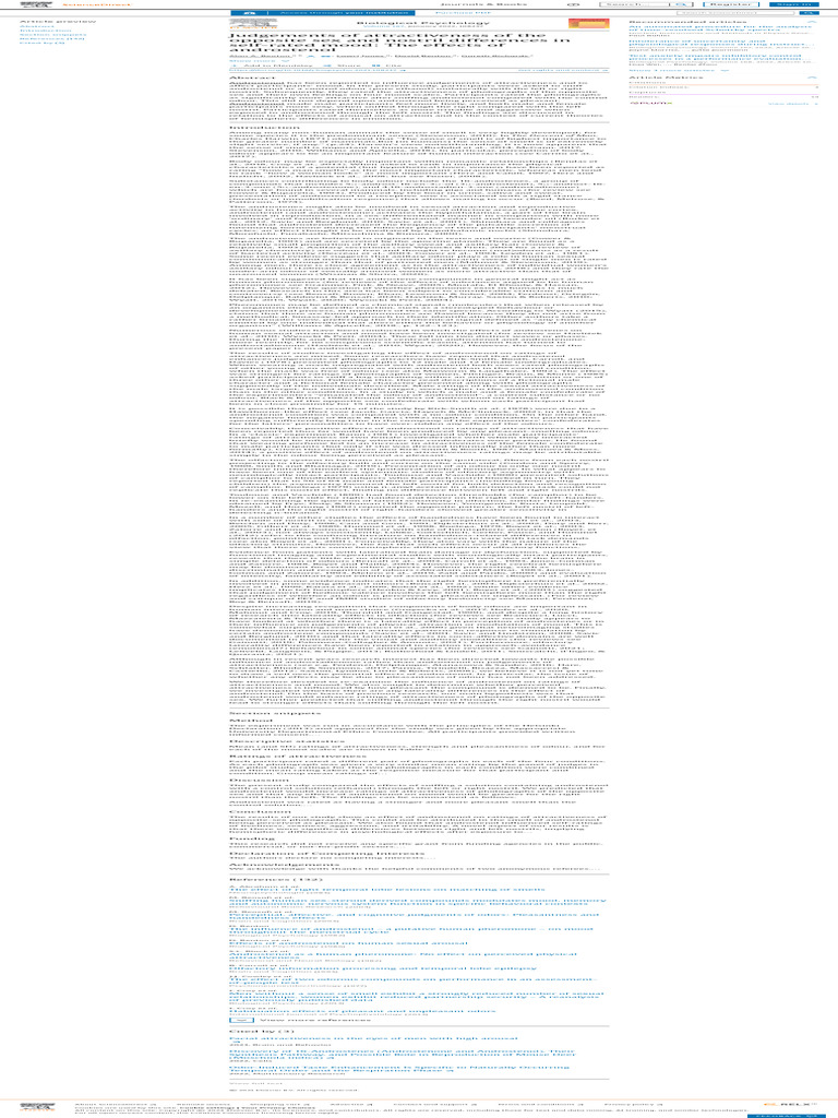 Judgements of Attractiveness of The Opposite Sex and Nostril Differences in Self-Rated Mood: The ...