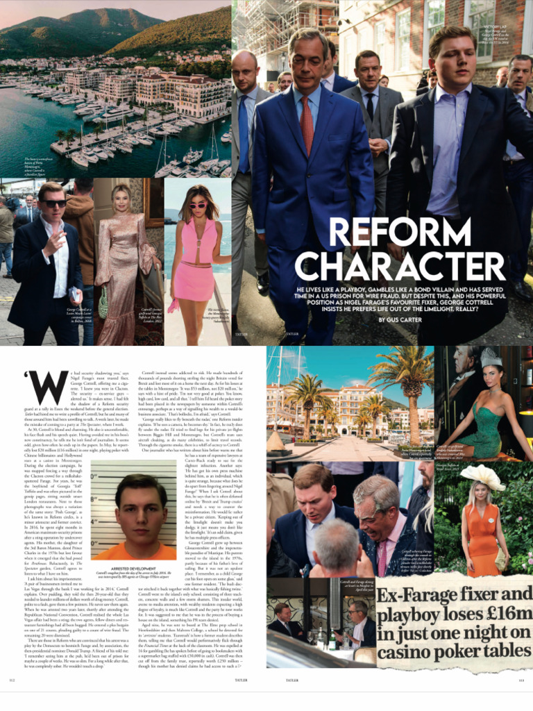 The High-Stakes Gambler at Nigel Farage's Side: Just Who Is George ...