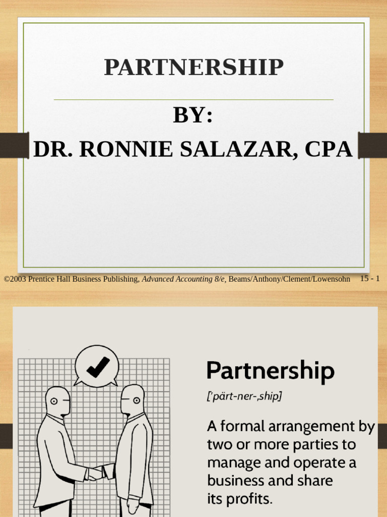 Partnership Accounting Essentials Guide | PDF | Debits And Credits | Partnership