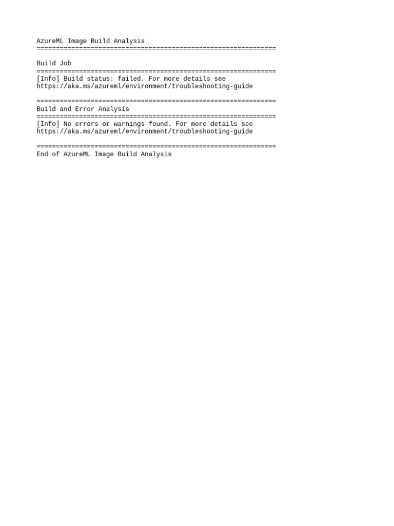 Build Troubleshooting Log Pdf