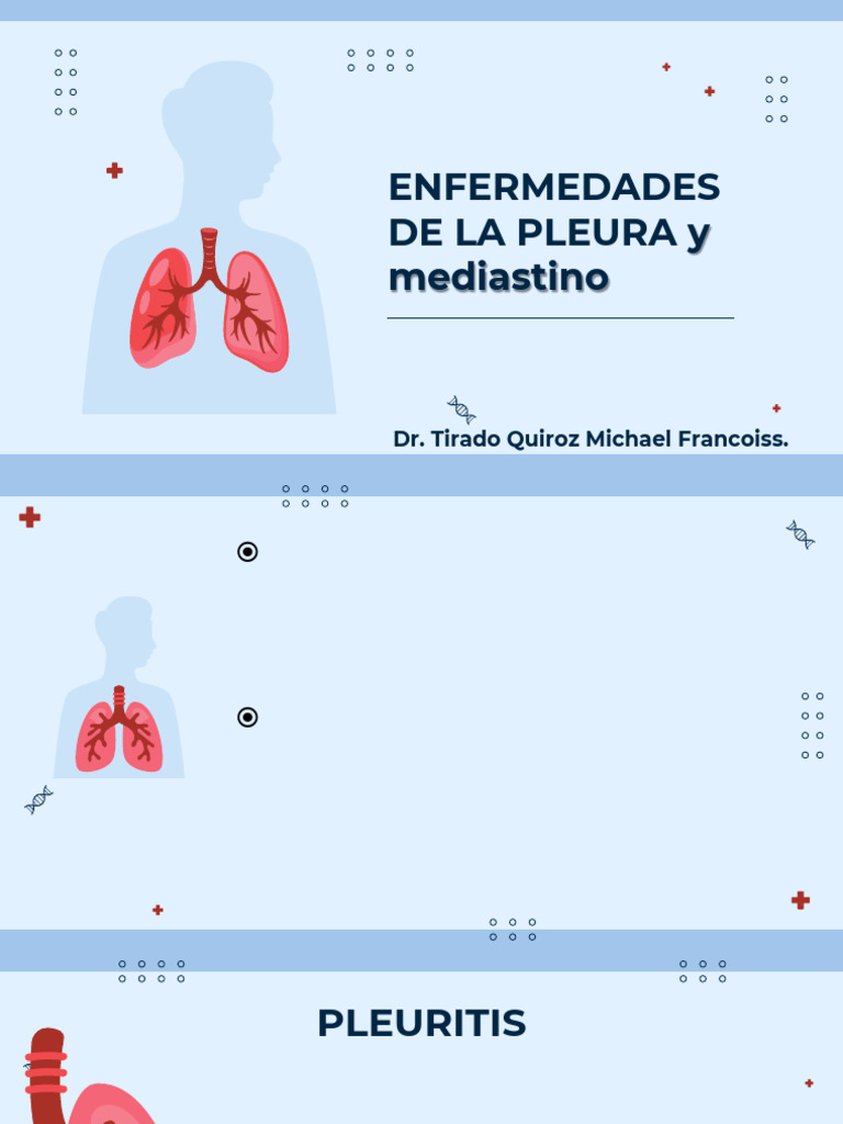 ENFERMEDADES DE LA PLEURA Y EL MEDIASTINO - MICHAEL TIRADO.. | PDF | Enfermedades y trastornos ...