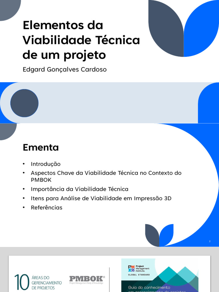 Viabilidade Técnica em Projetos 3D | PDF | Impressão 3D | Custo