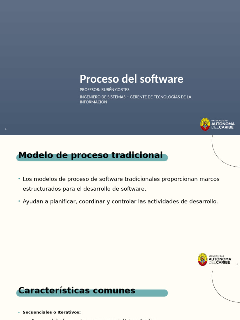 Unidad 1 Modelos de Procesos de Software | PDF | Software | Tecnologías de la información