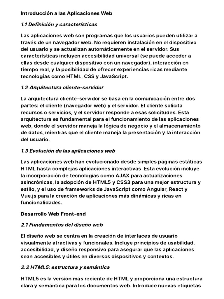 Introducción A Las Aplicaciones Web | PDF | Script Java | Desarrollo web