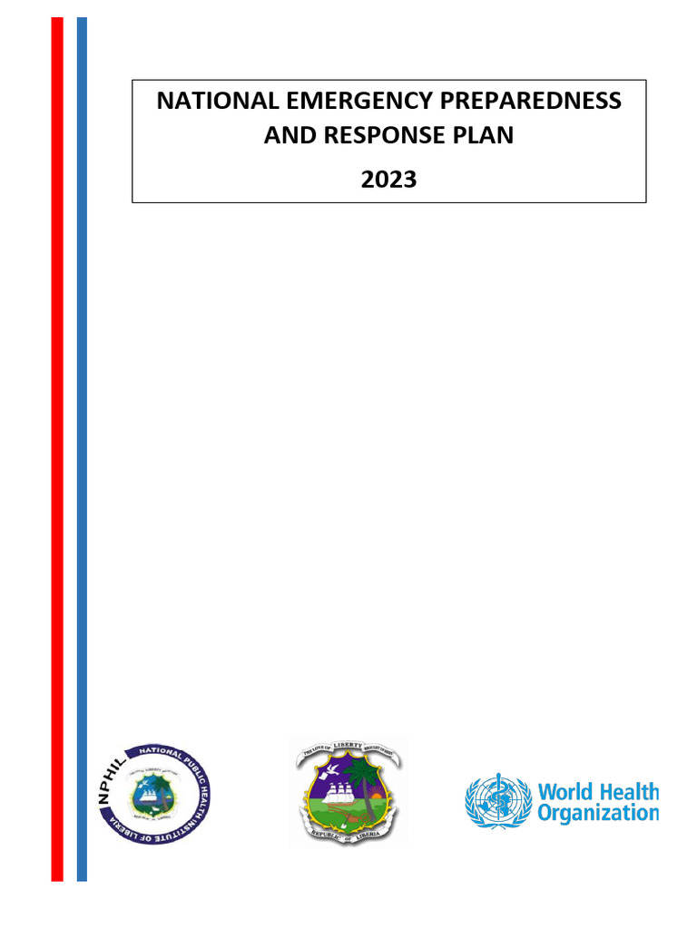 2023 National EPR Plan Validated-Liberia | PDF | Public Health | Risk ...