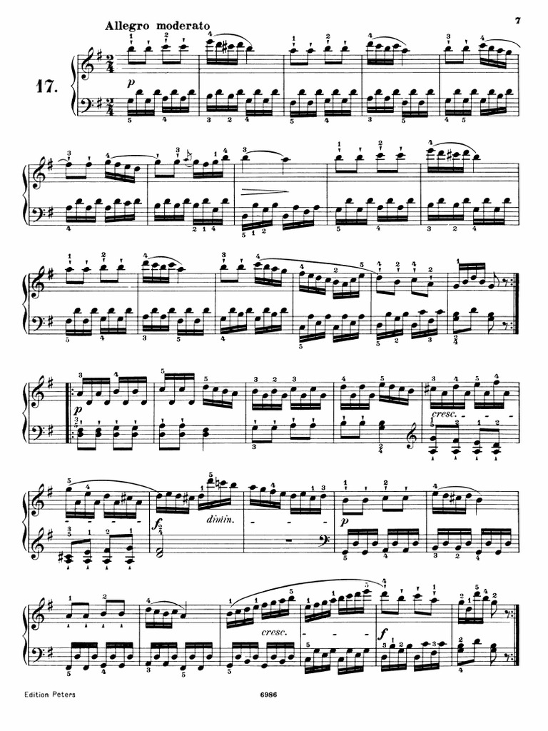 4. Estudio Op. 261 No. 17 - Czerny | PDF