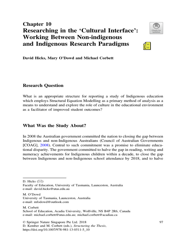 Indigenous Education and Cultural Interface | PDF | Factor Analysis ...