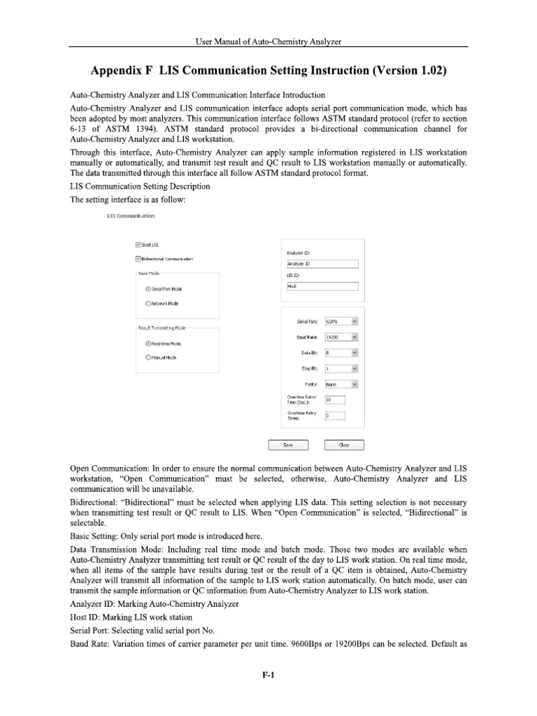 CS-T180 Communication Protocol | PDF
