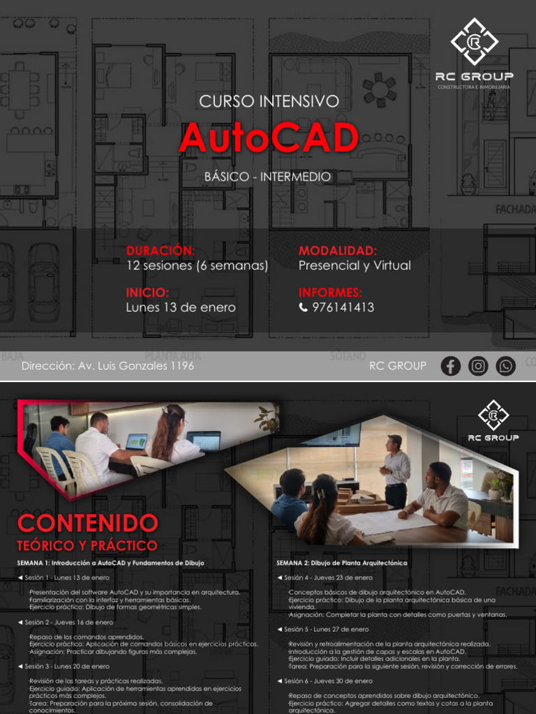Brochure Curso Autocad | PDF