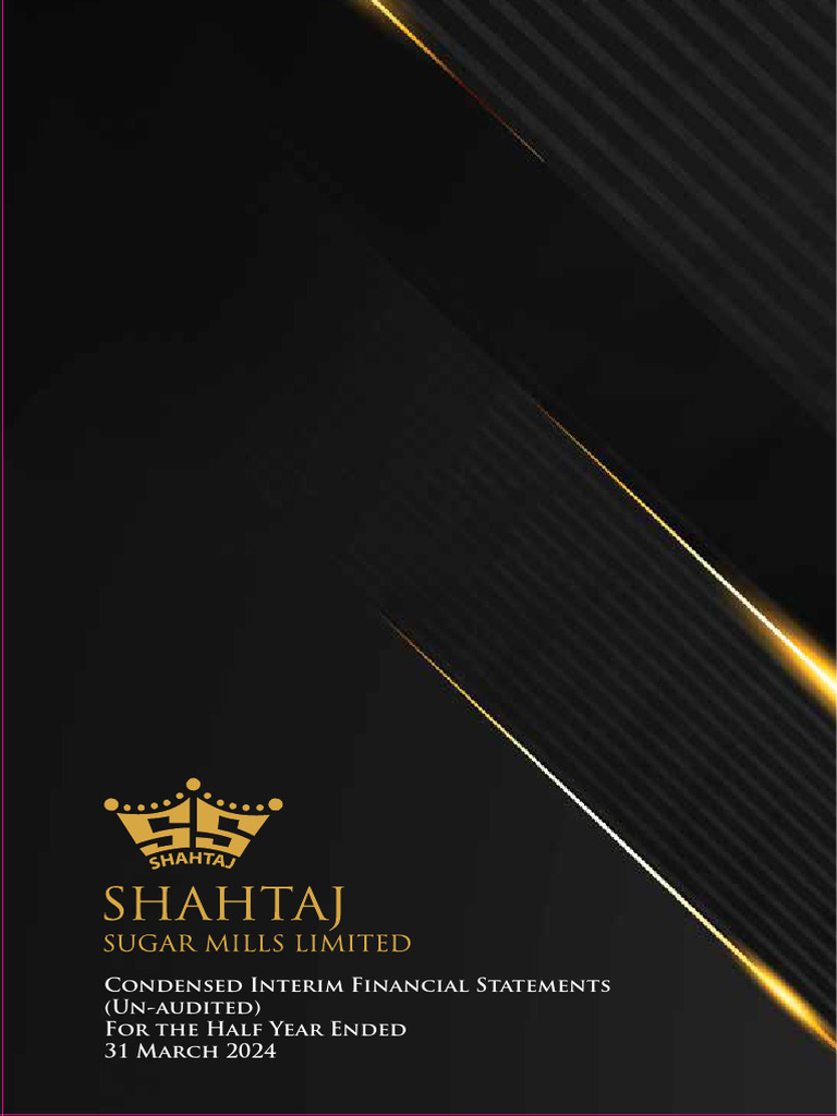 Condensed Interim Financial Statements For The Half Year Ended 31 March ...