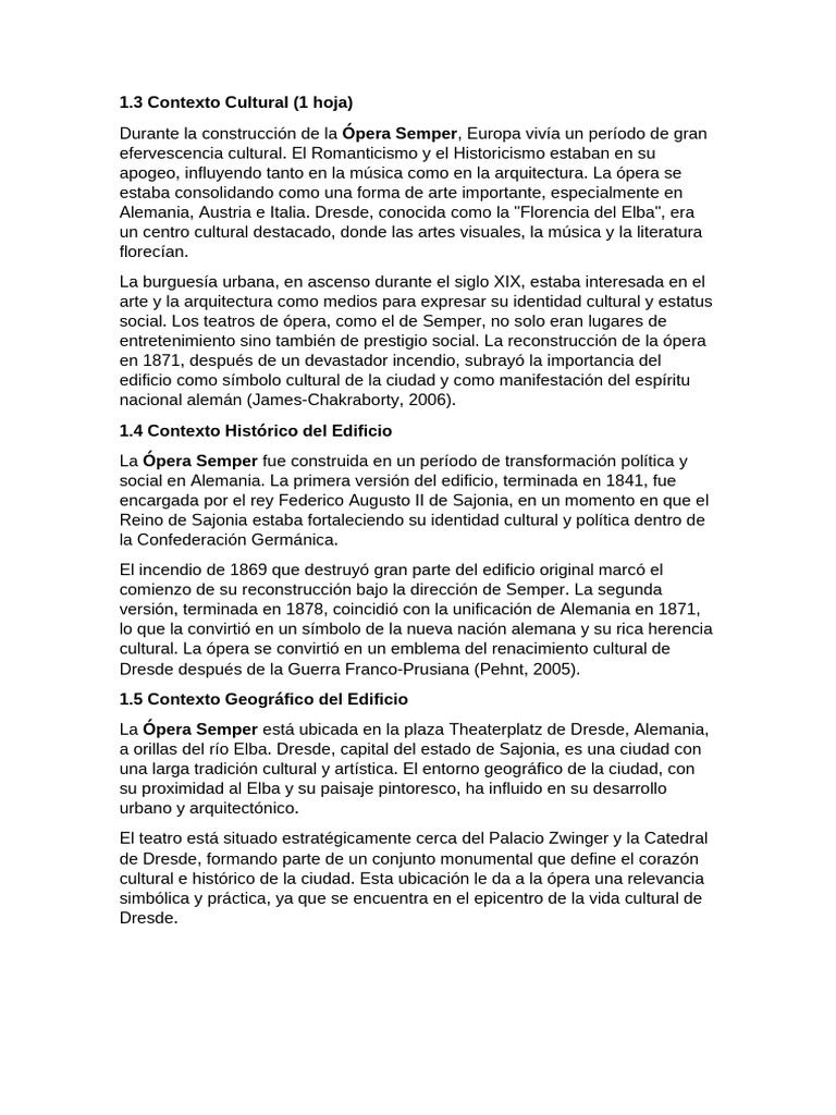 La Ópera de Semper | PDF | Alemania | Política mundial