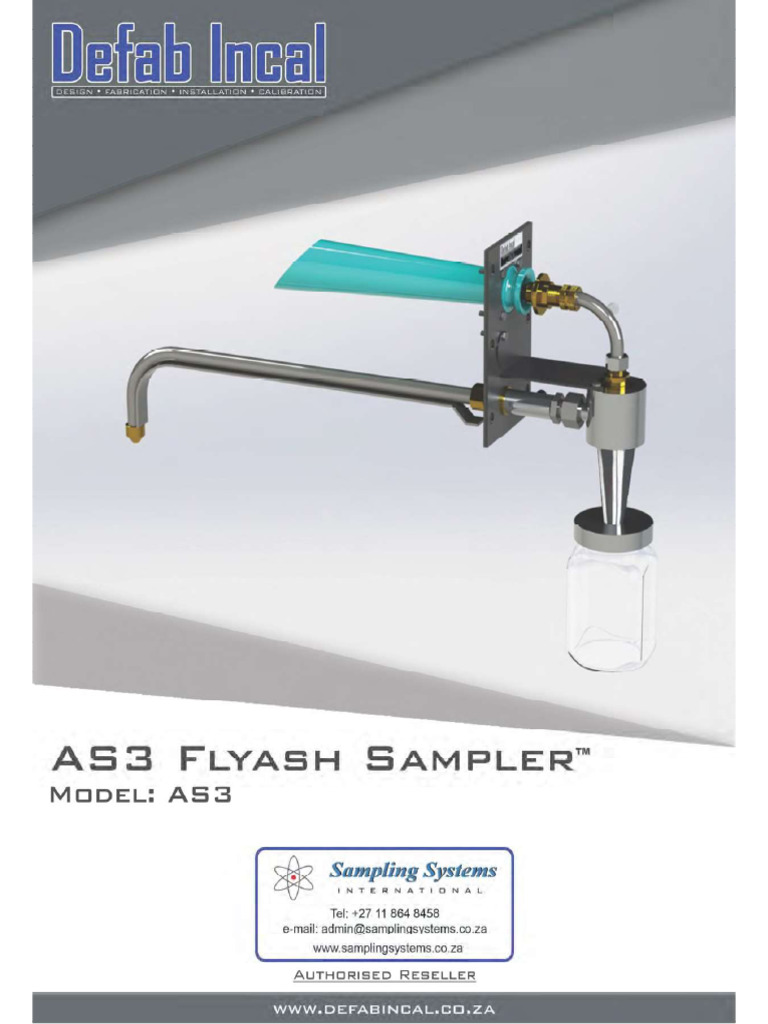 AS3 Flyash Sampler Specs | PDF