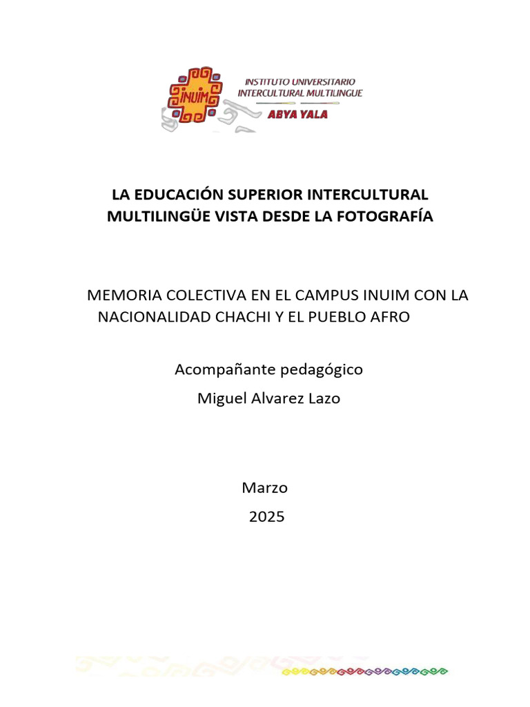 Memoria Fotografica Ecsim | PDF