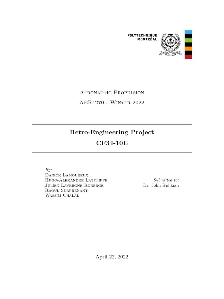 2022 GE CF34 10E Group01 EN | PDF | Aviation Accidents And Incidents ...