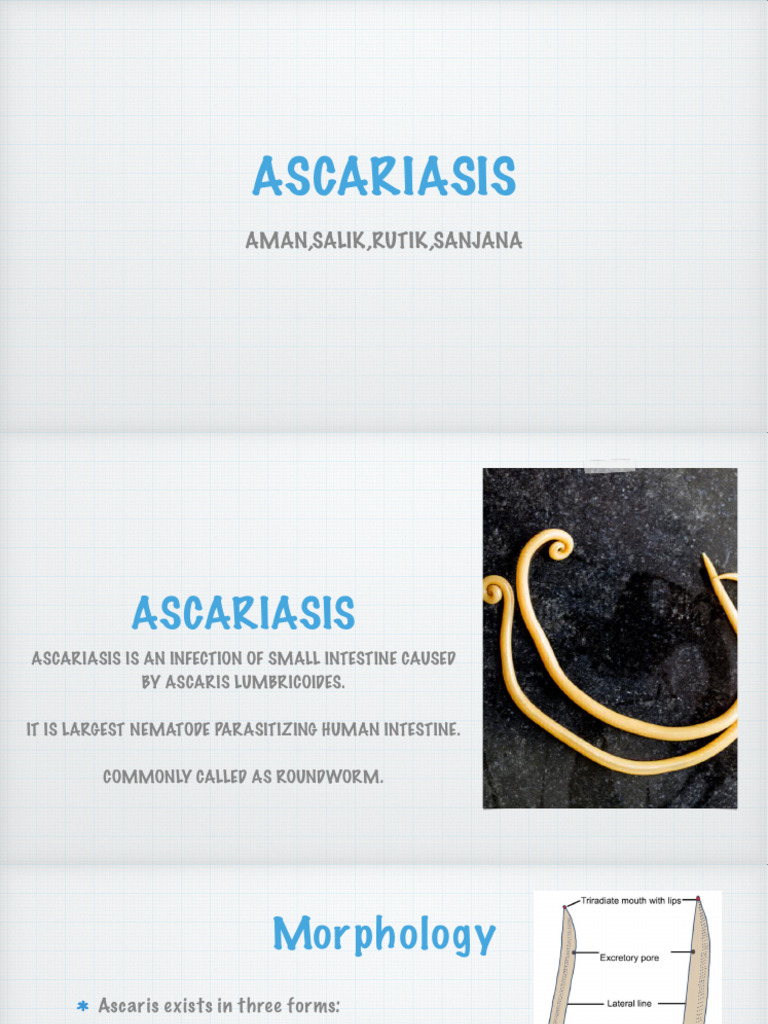 Ascariasis | PDF