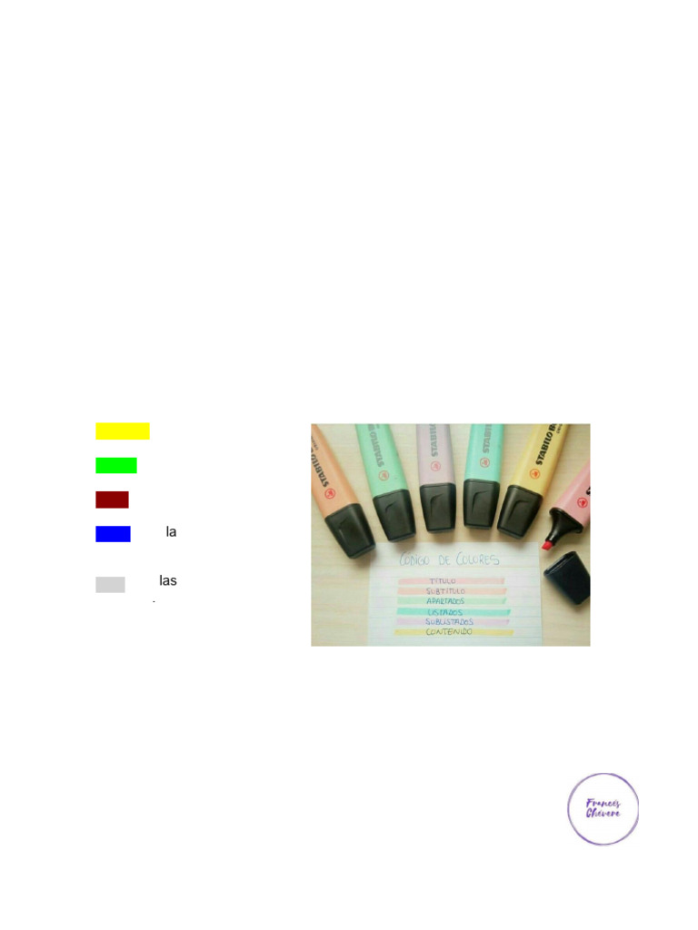 Códigos_de_color_idiomas_FRAN | PDF