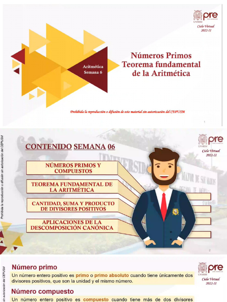 Aritmética Sem6 | PDF