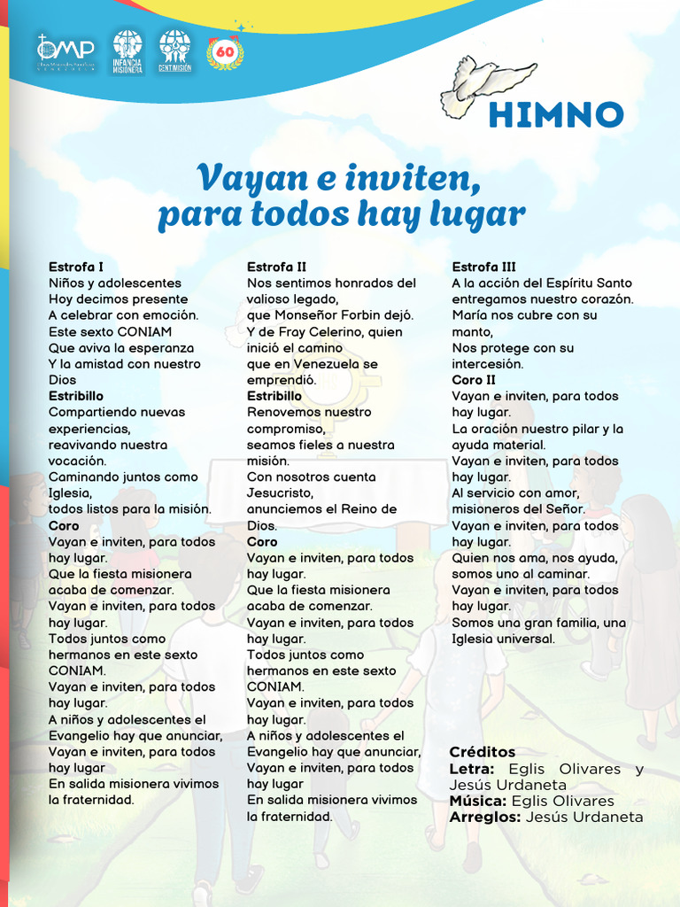 Letra Himno Vi Coniam | PDF | Misionero | Religiones abrahámicas
