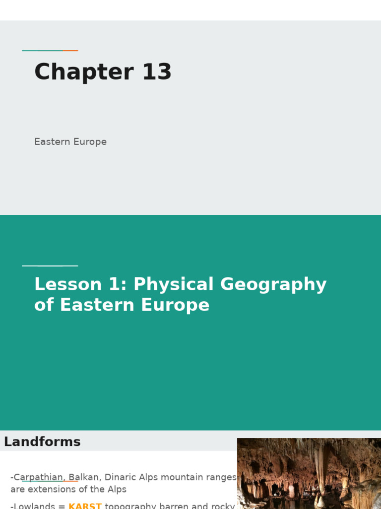 Eastern Europe's Geography and People | PDF | Europe | Human Impact On ...