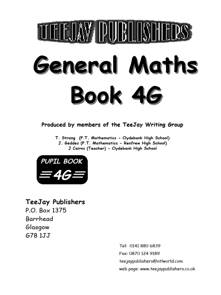 TeeJay 4G | PDF | Area | Trigonometry